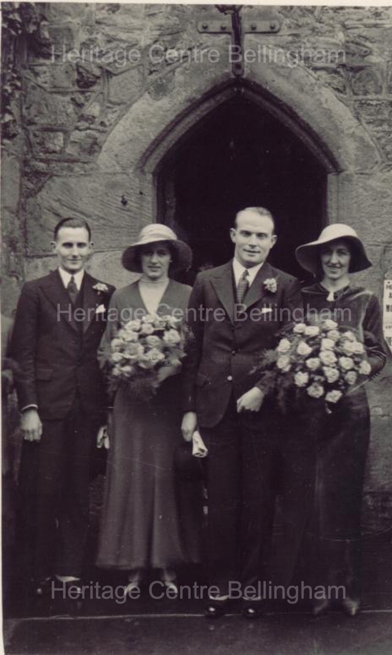 Wedding portrait, 1930s - Images Database - The Heritage Centre Bellingham