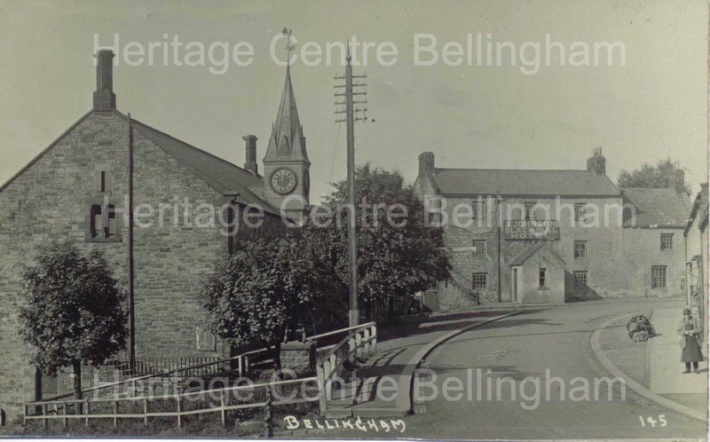 Bellingham, Town Hall and Black Bull - Images Database - The Heritage ...
